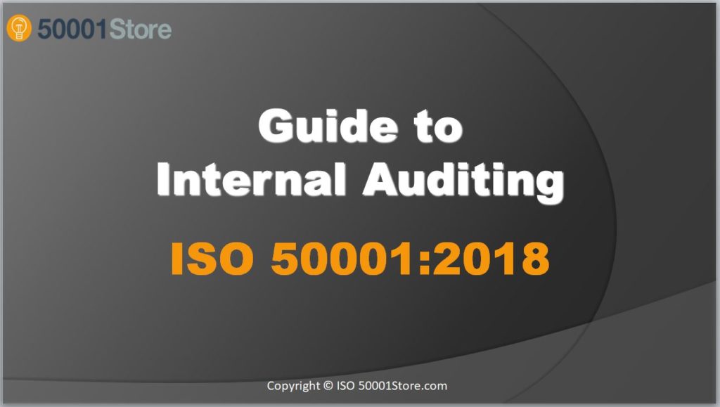 ISO 50001:2018 Internal Auditor Checklist - 50001 Store